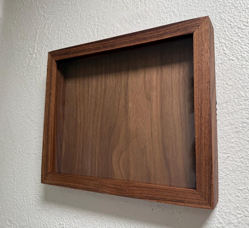 Walnut Shadow Box - Handmade - Etsy