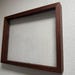 Walnut Shadow Box - Clear Back Panel - Etsy