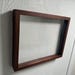 Walnut Shadow Box - Clear Back Panel - Etsy