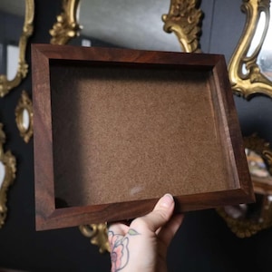 Walnut Shadow Box - Handmade - Etsy