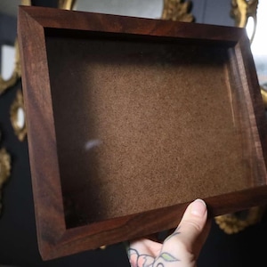 Walnut Shadow Box - Handmade - Etsy