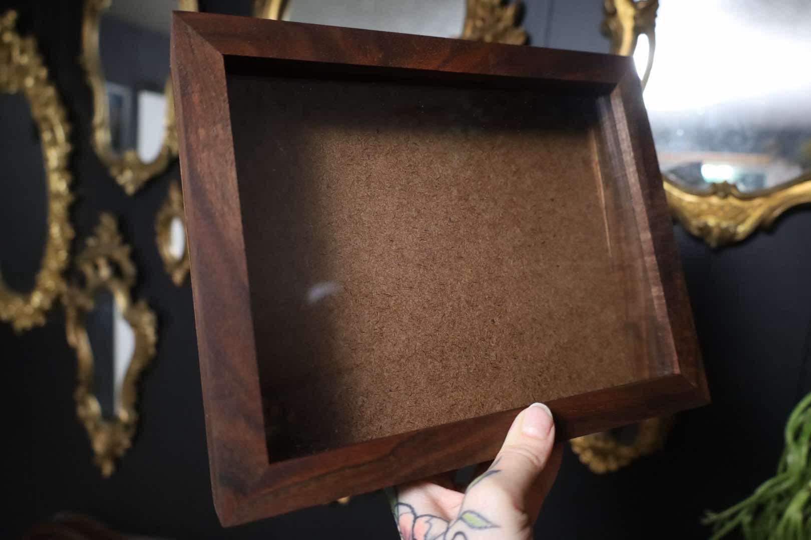 Walnut Shadow Box - Handmade - Etsy