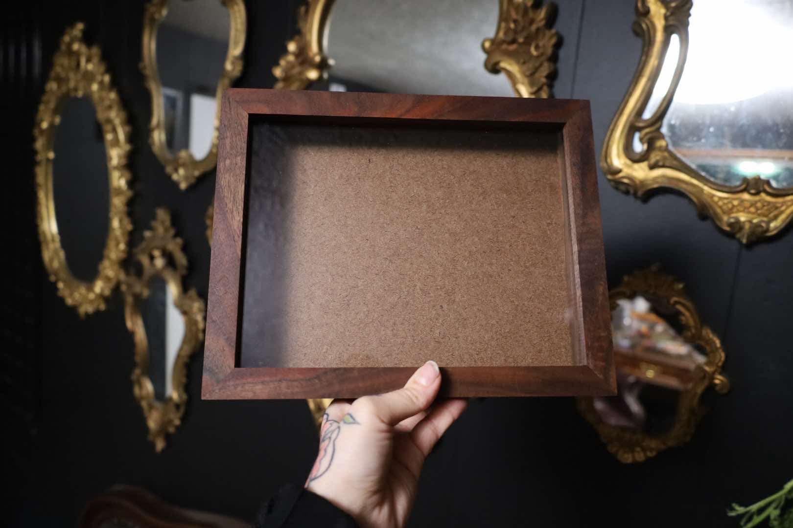Walnut Shadow Box - Handmade - Etsy