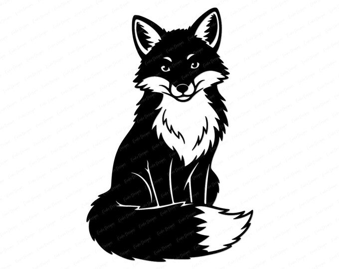 Cute Fox SVG Bundle, Woodland Animal Silhouette, Little Fox Cut File ...