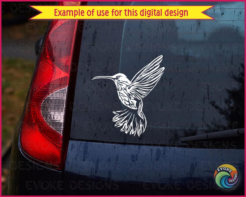Hummingbird SVG - Flying Hummingbird Silhouette, Hummingbird Vector ...