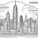 City Skylines Coloring Book Pages Set#3 5 Pages.instant Download.png ...