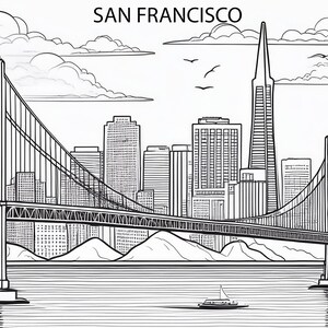 City Skylines Coloring Book Pages Set#3 5 Pages.instant Download.png ...
