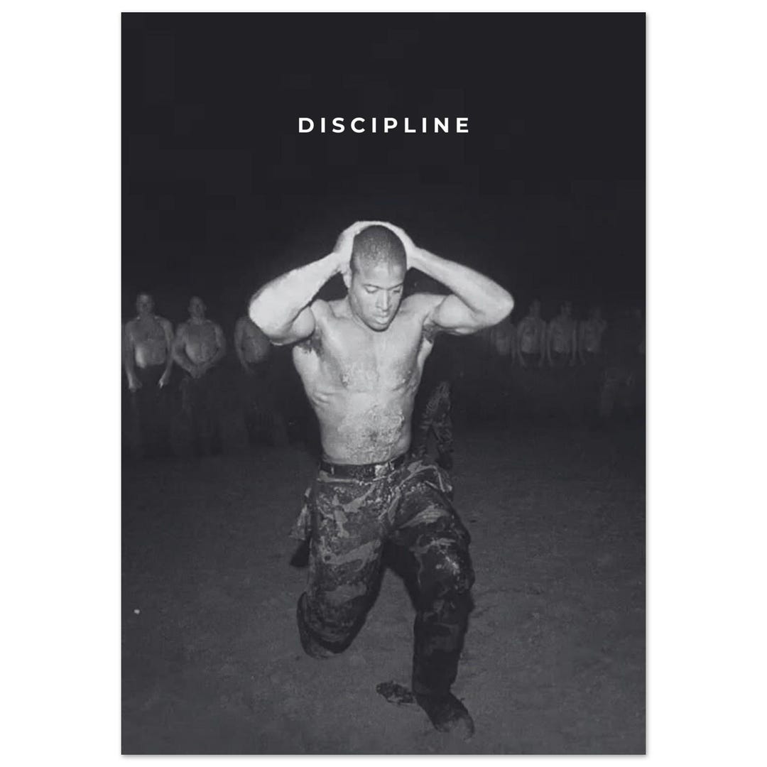 David Goggins Poster Discipline Motivation Goals Inspiration