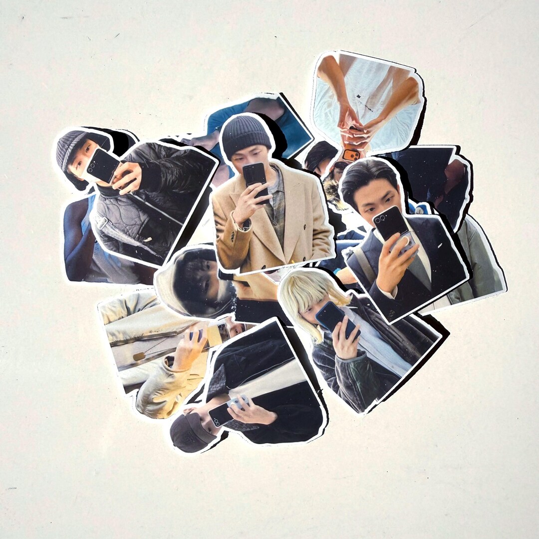 Kim Namjoon "rm" Selfie Sticker Set - Etsy
