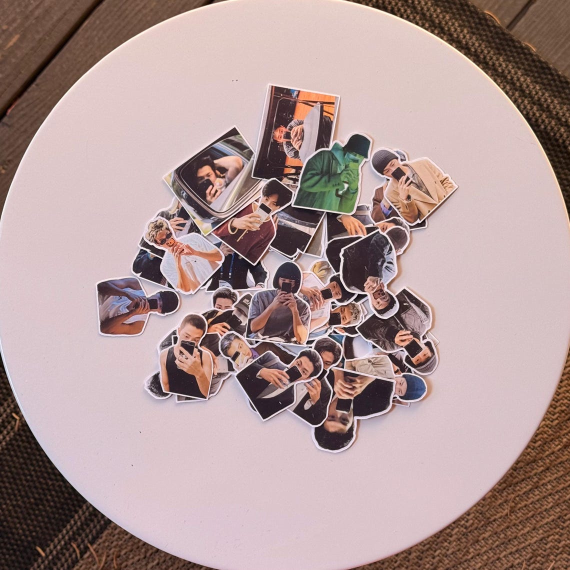 Kim Namjoon "rm" Selfie Sticker Set - Etsy