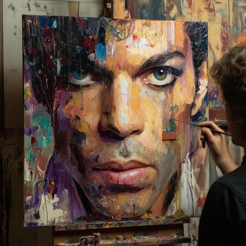 Prince Painting - Etsy