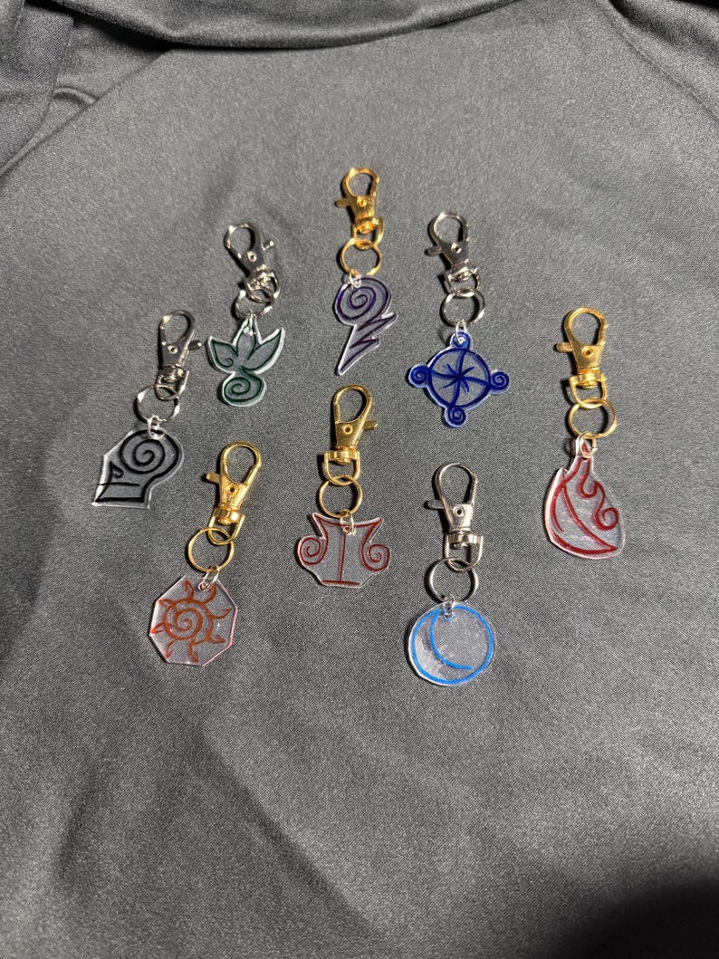 Wizard 101 Casting Sigil Themed Keychains - Etsy