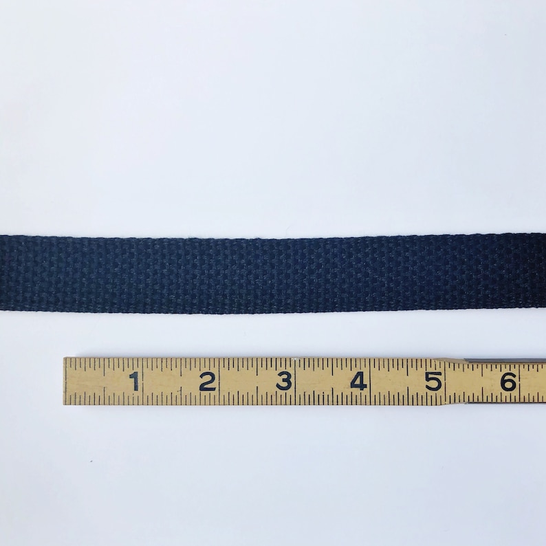 1 Inch Cotton Webbing Black Cotton Webbing 1 Inch Belt | Etsy