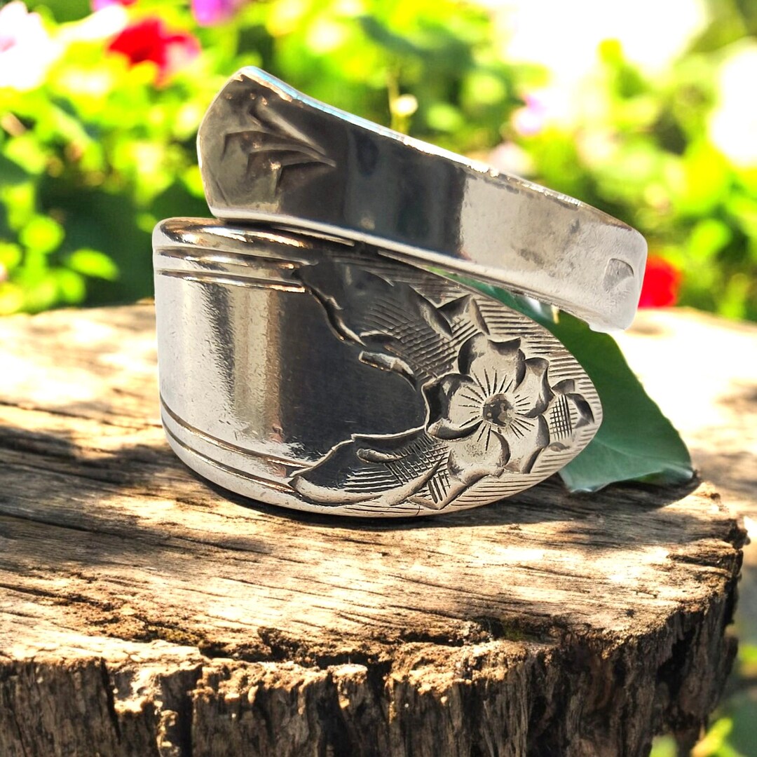 Vintage Steiff Sterling Silver Spoon Ring - Sterling Silver Spoon Ring ...