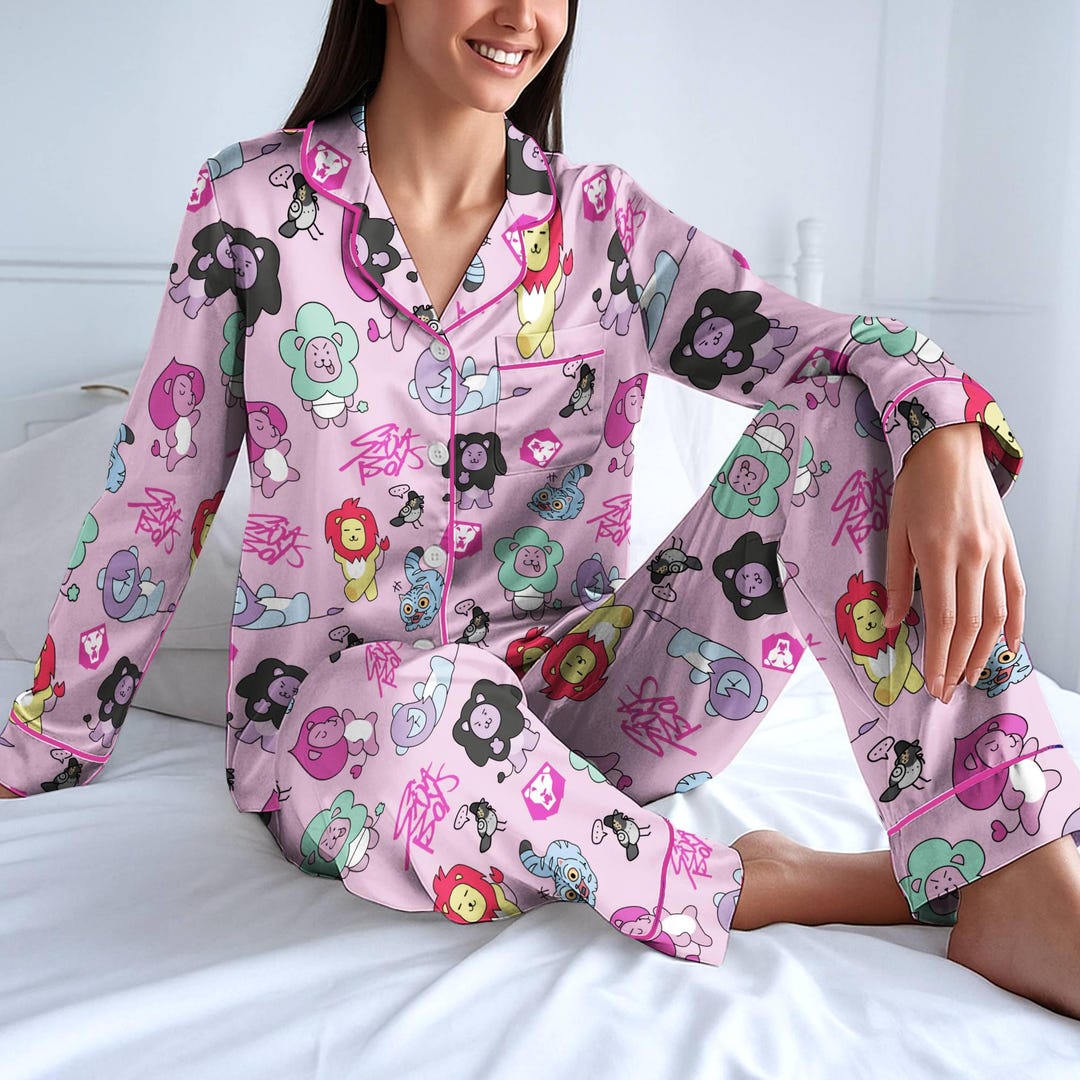 Kpop Movie Saja Boys Satin Pajamas Set, Saja Boys Kpop Dem0n Merch ...