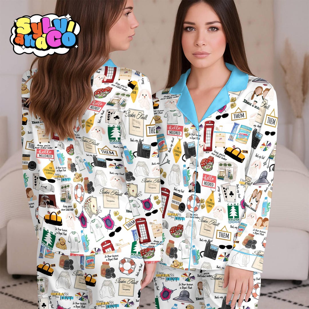 Camp Walden Pajamas Set, Summer Camp Pajamas, Bachelorette Party, Camp ...