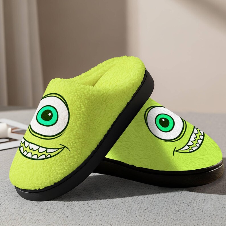 Monster University Cozy Slipper,monster Inc 2 Mike Wazowski Character ...