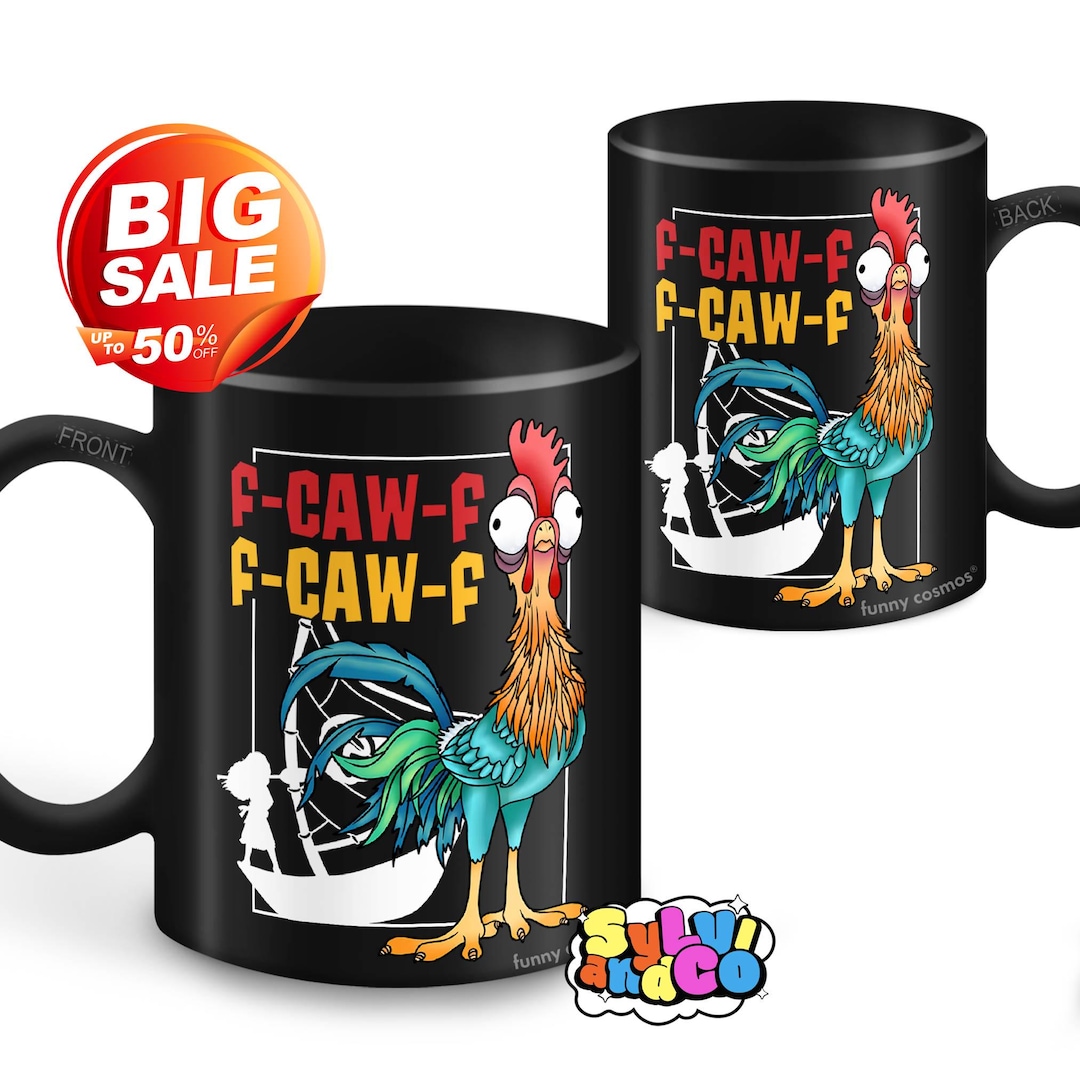 Funny Rooster Meme T-shirt, F-CAW-F Chicken Humor, Silly Farm Animal ...