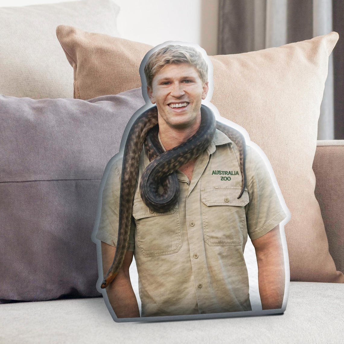 Robert Irwin Ugly Plush Pillows, Robert Irwin Face Pillows, Robert ...