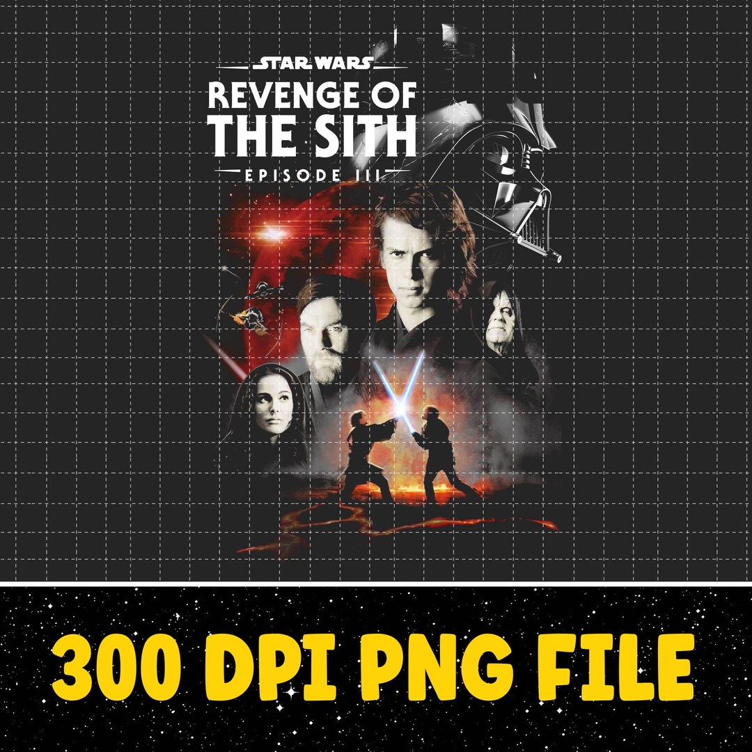 Starwars Revenge of the Sith 20th PNG, Anakin Skywalker Png, Disneyland ...