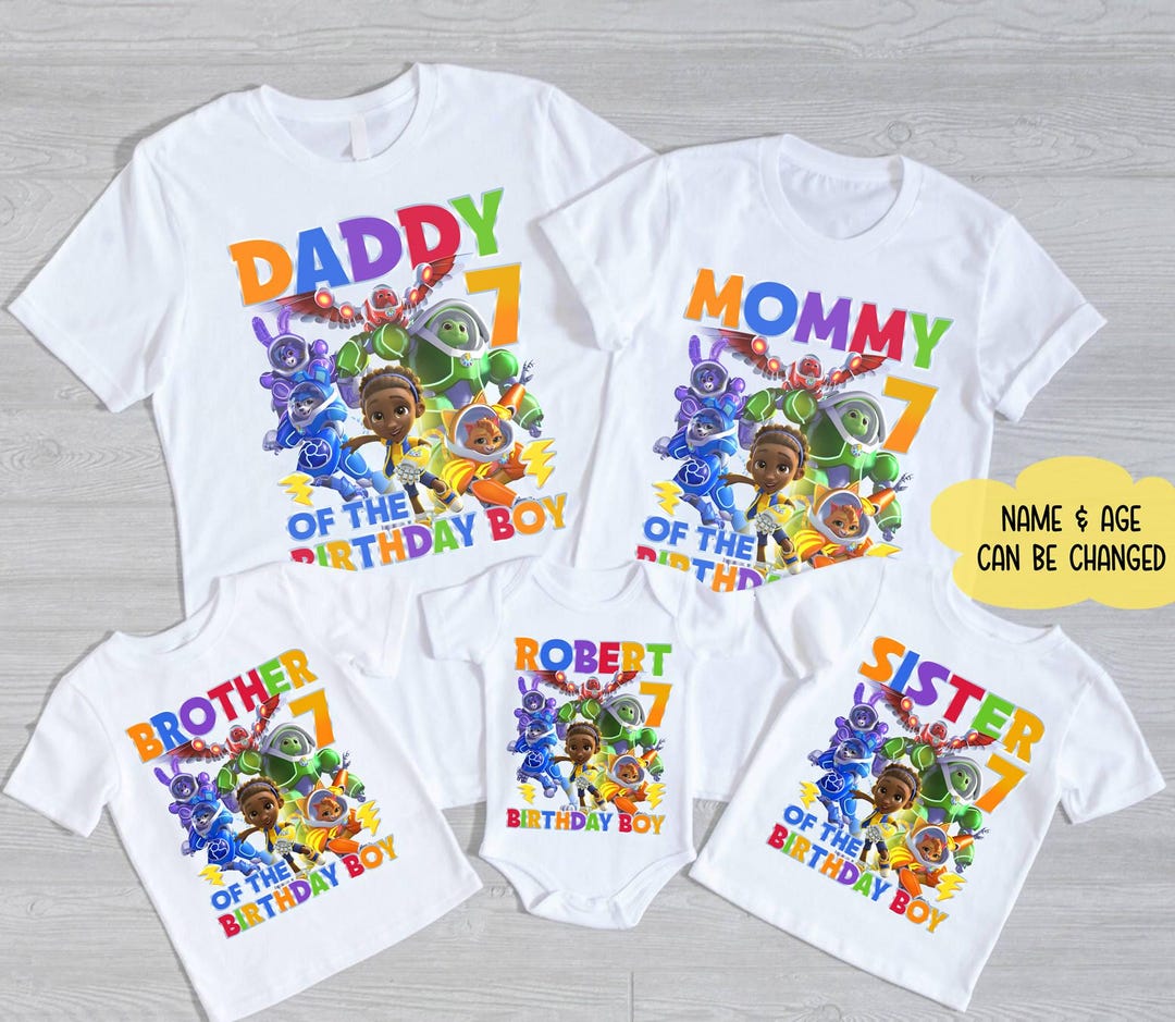 Robogobo Characters Shirt, Robogobo Family Matching Shirt, Robo ...