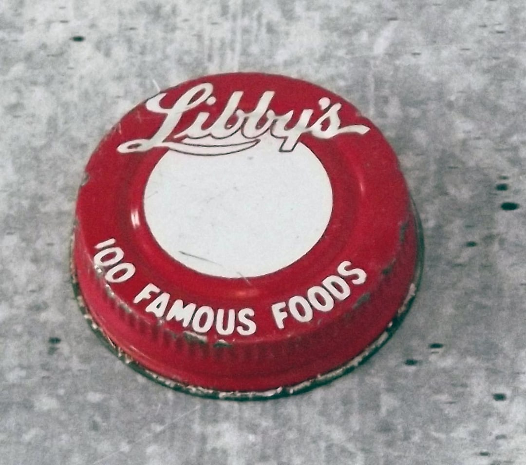 Vintage Libby's 100 Famous Foods Metal Screw Top Small Lid EB9 - Etsy
