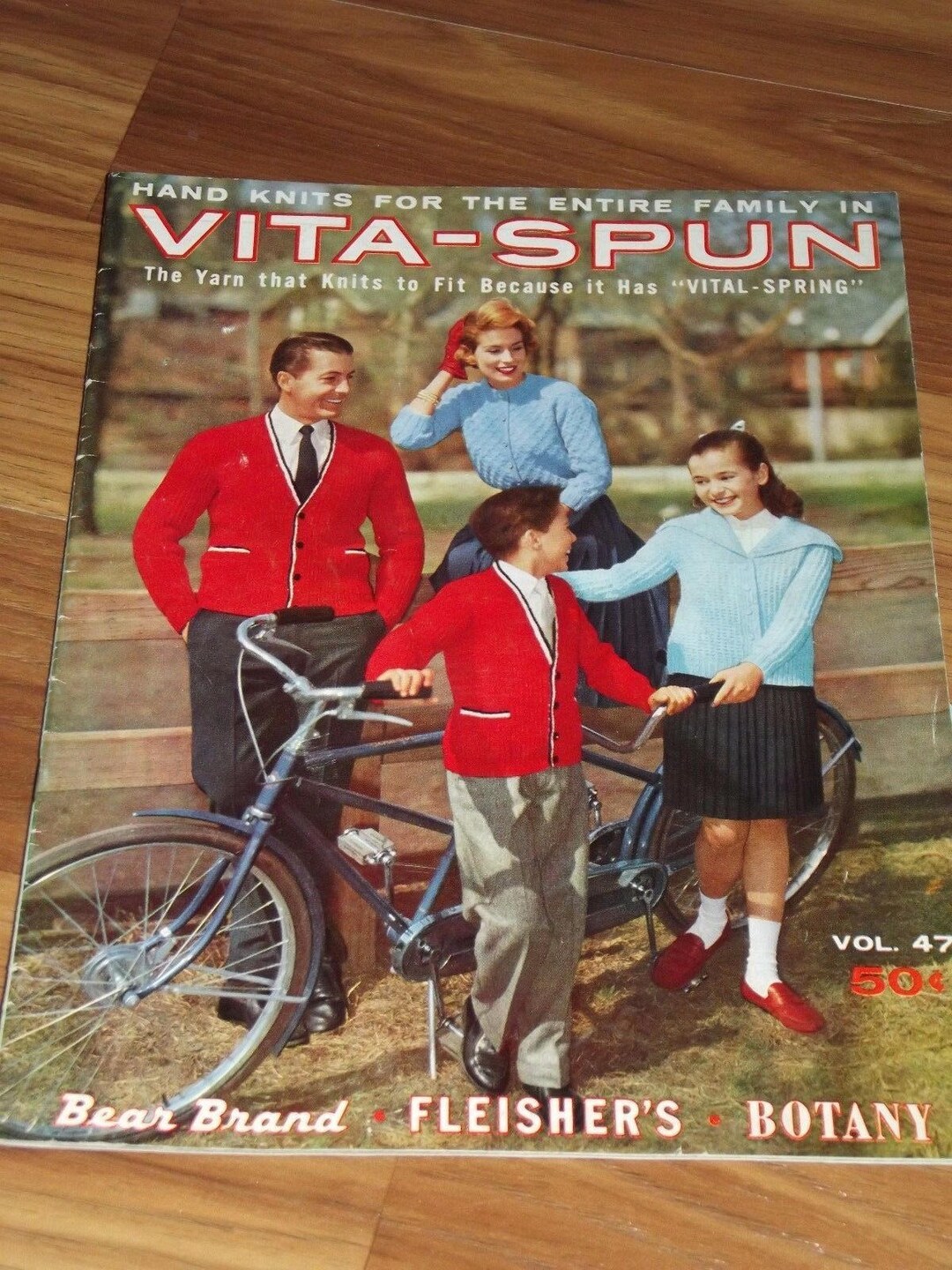 1959 Knit Pattern Book - Hand Knits for the Entire Family Vita-spun ...