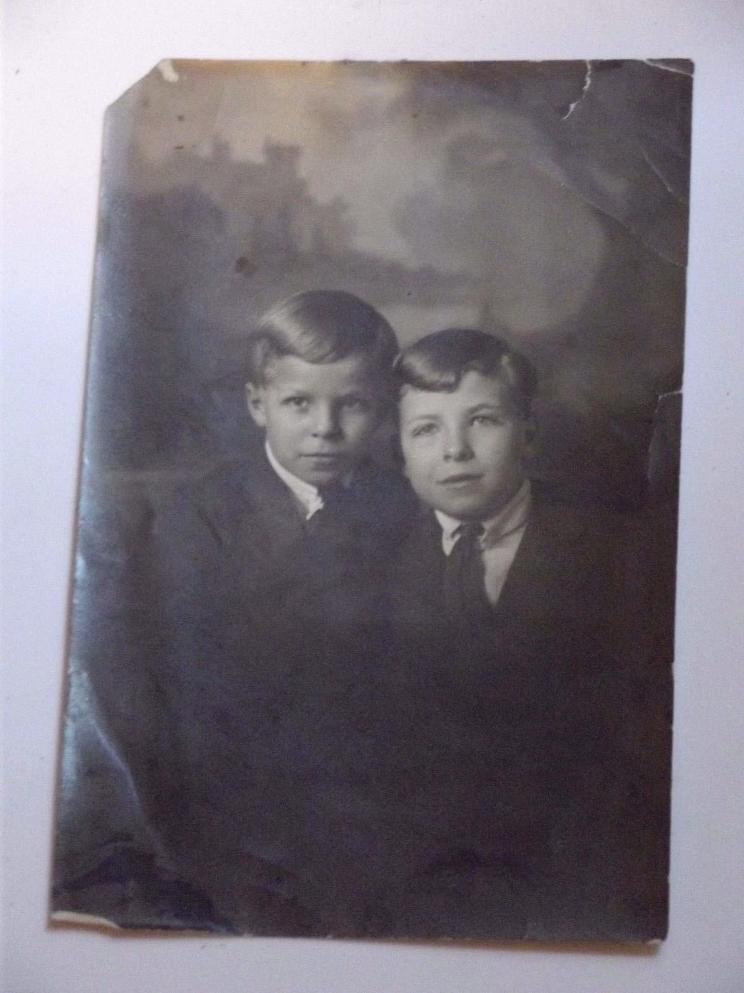 Antique Portrait Photo Two Boys Brothers 1800s or Early 1900s - Etsy