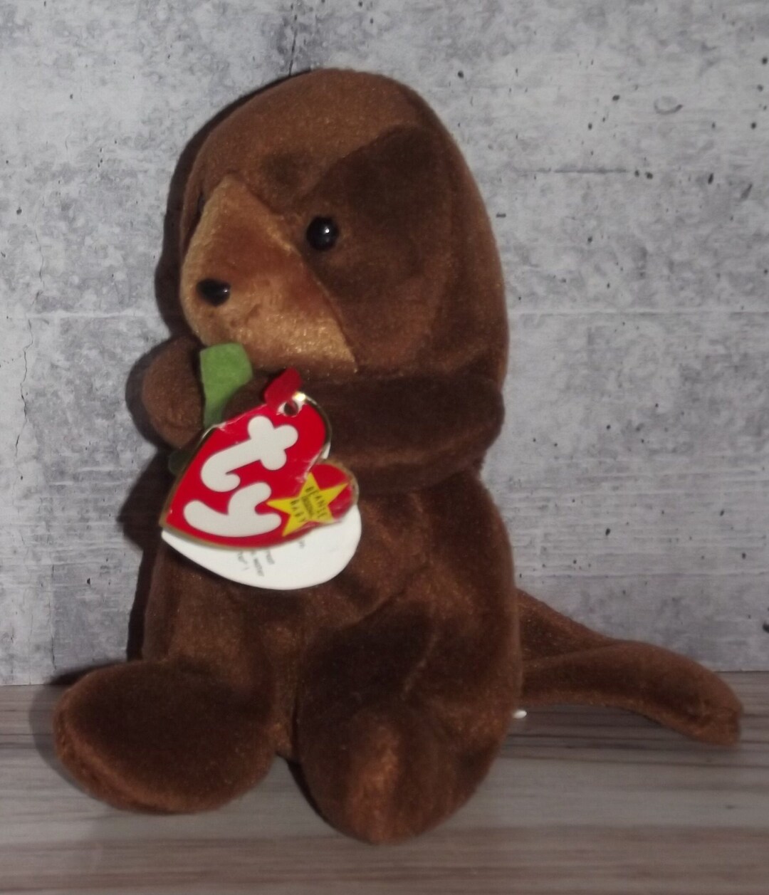 TY Beanie Baby Seaweed the Otter 1996 E4624 B14 - Etsy