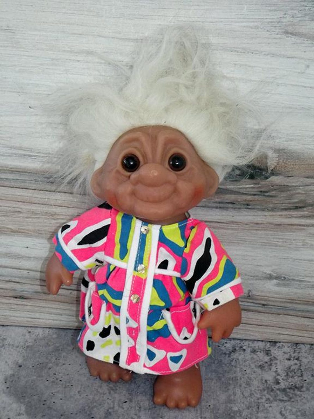 Vintage L984 Grandma Bubby Zeyda - 8" Dam Troll Doll EB17 - Etsy