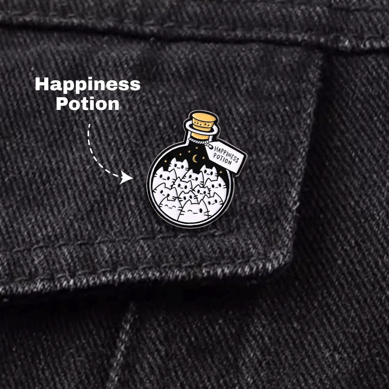 Enamel Potion Pin - Etsy