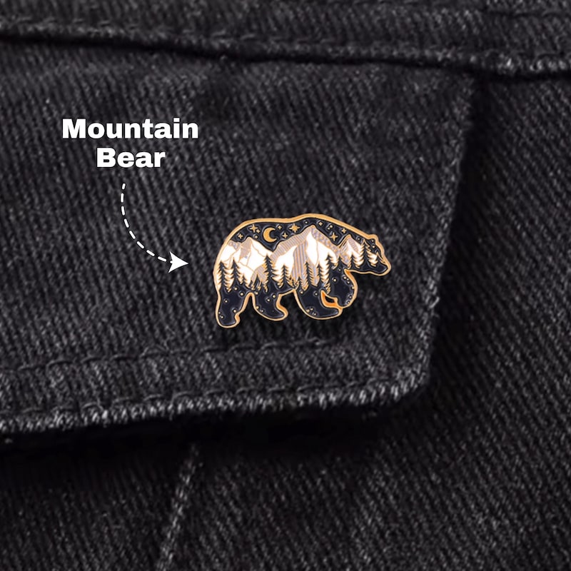 Enamel Camping Lapel Pin - Etsy UK