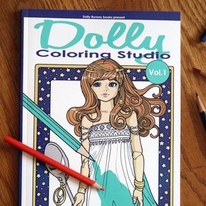 Dolly Coloring Studio Adult Coloring Book - Etsy
