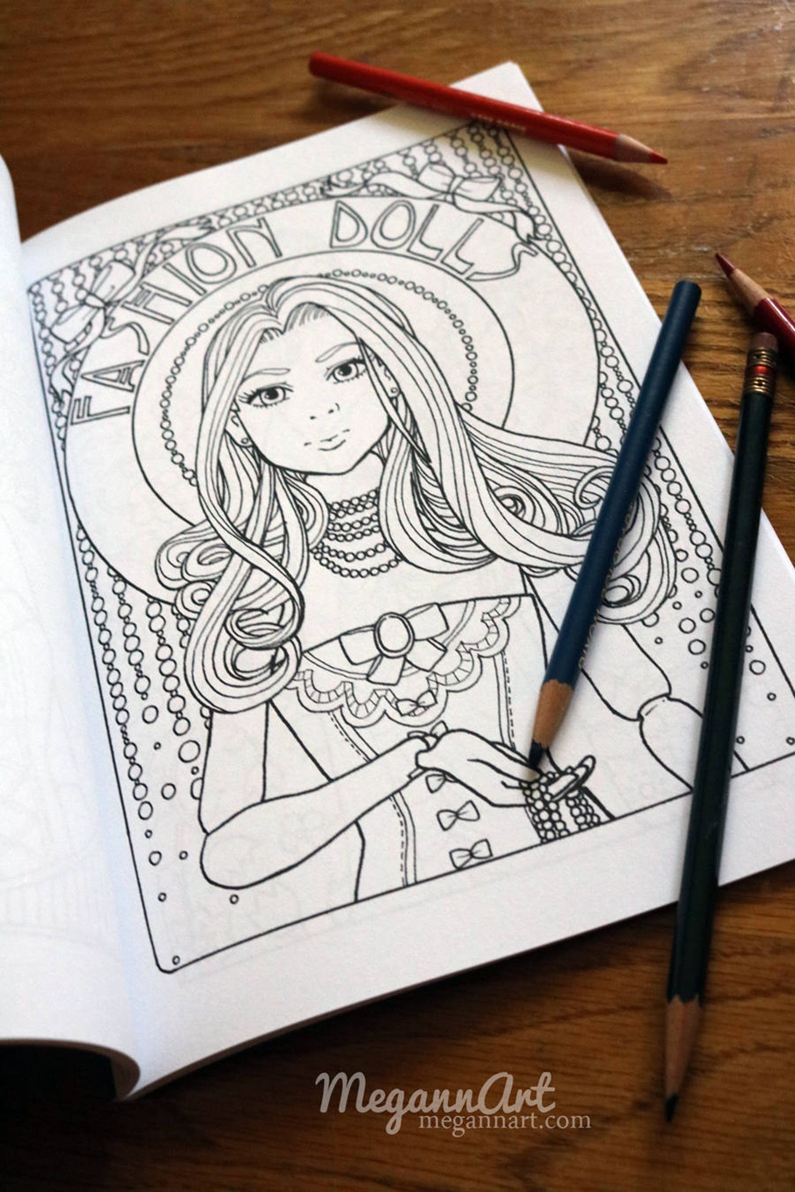 Dolly Coloring Studio Adult Coloring Book - Etsy