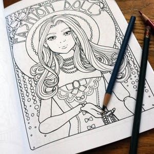 Dolly Coloring Studio Adult Coloring Book - Etsy