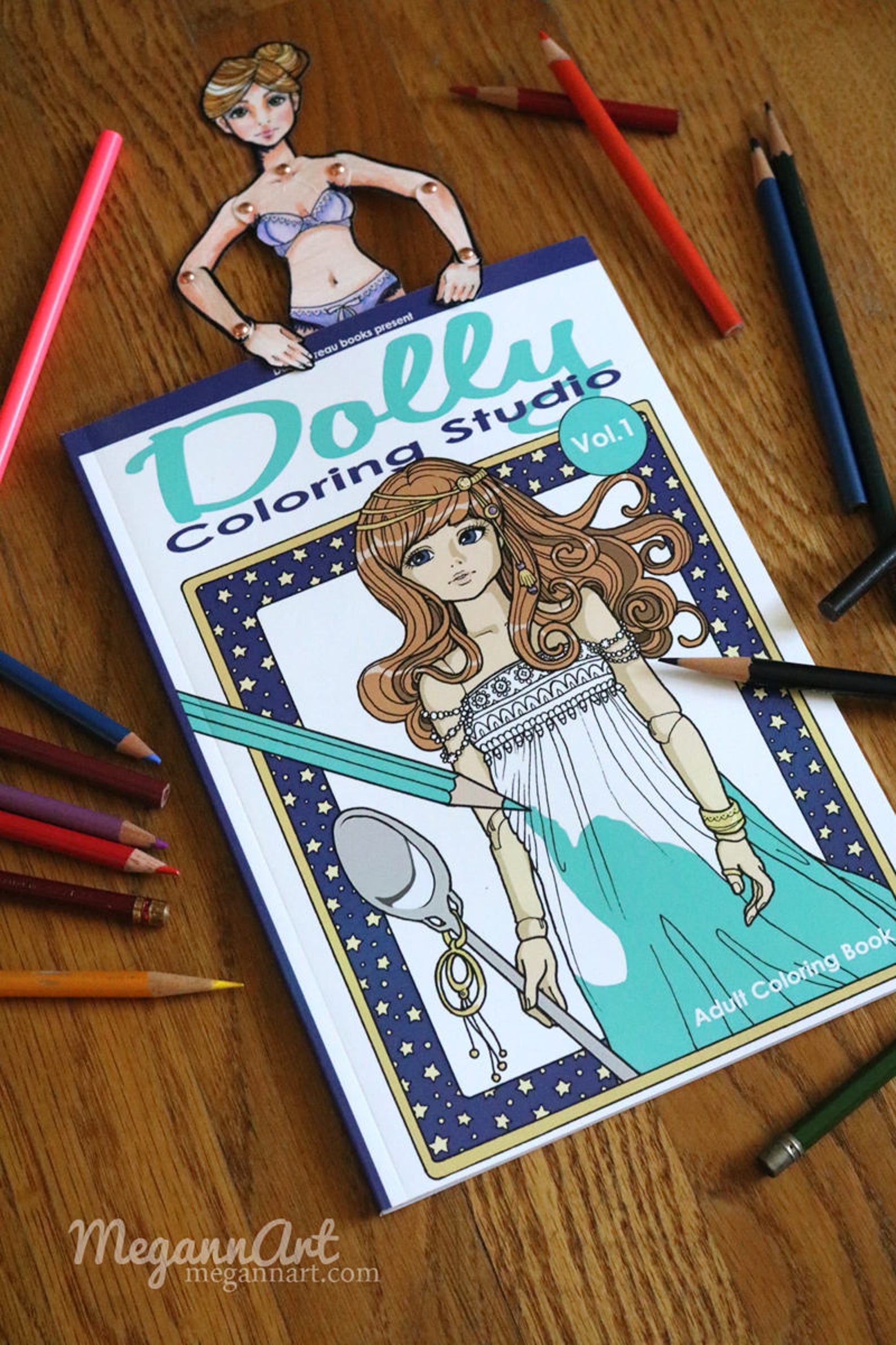 Dolly Coloring Studio Adult Coloring Book - Etsy