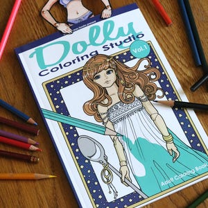 Dolly Coloring Studio Adult Coloring Book - Etsy