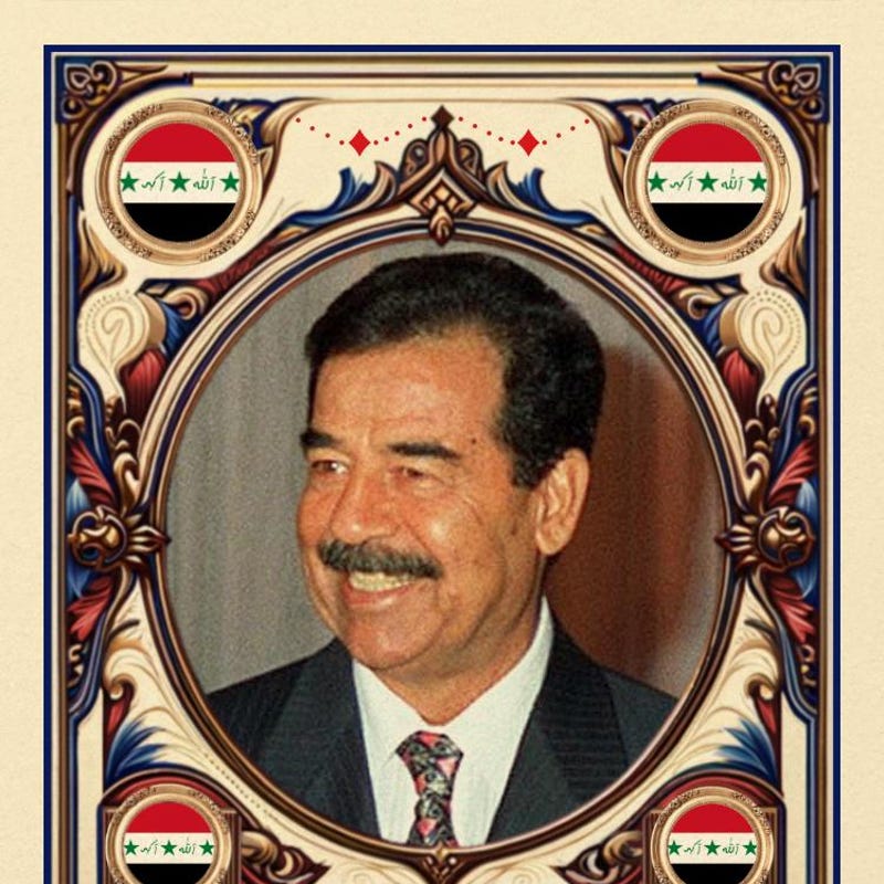 Saddam Hussein - Etsy