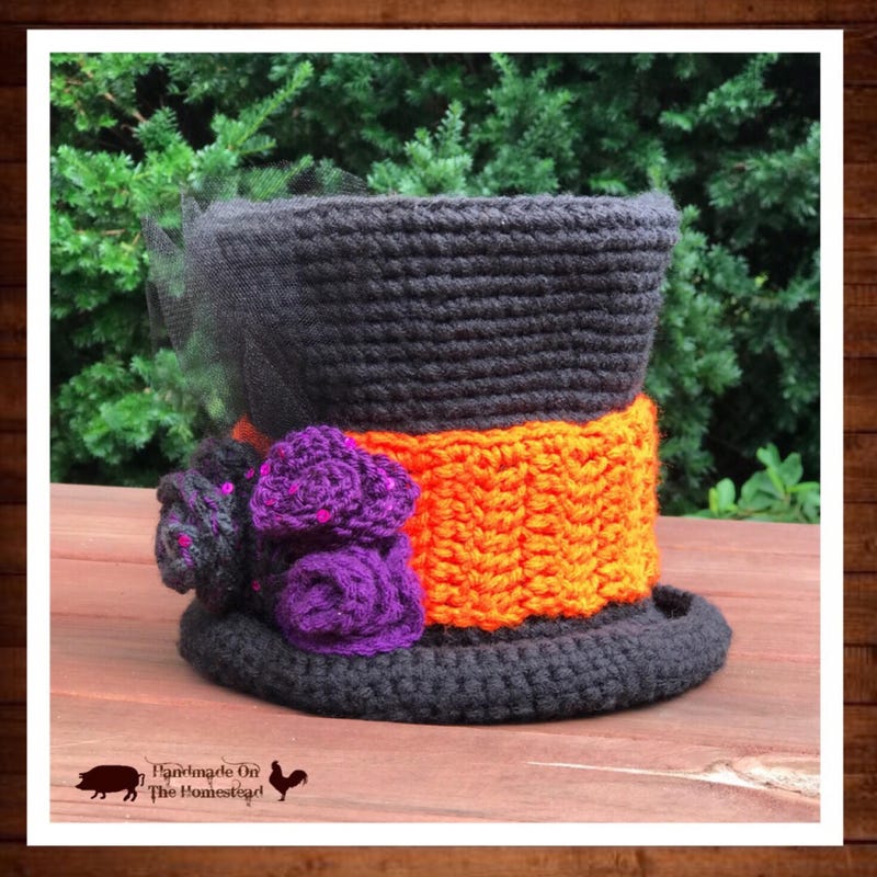 Crochet Top Hat - Etsy