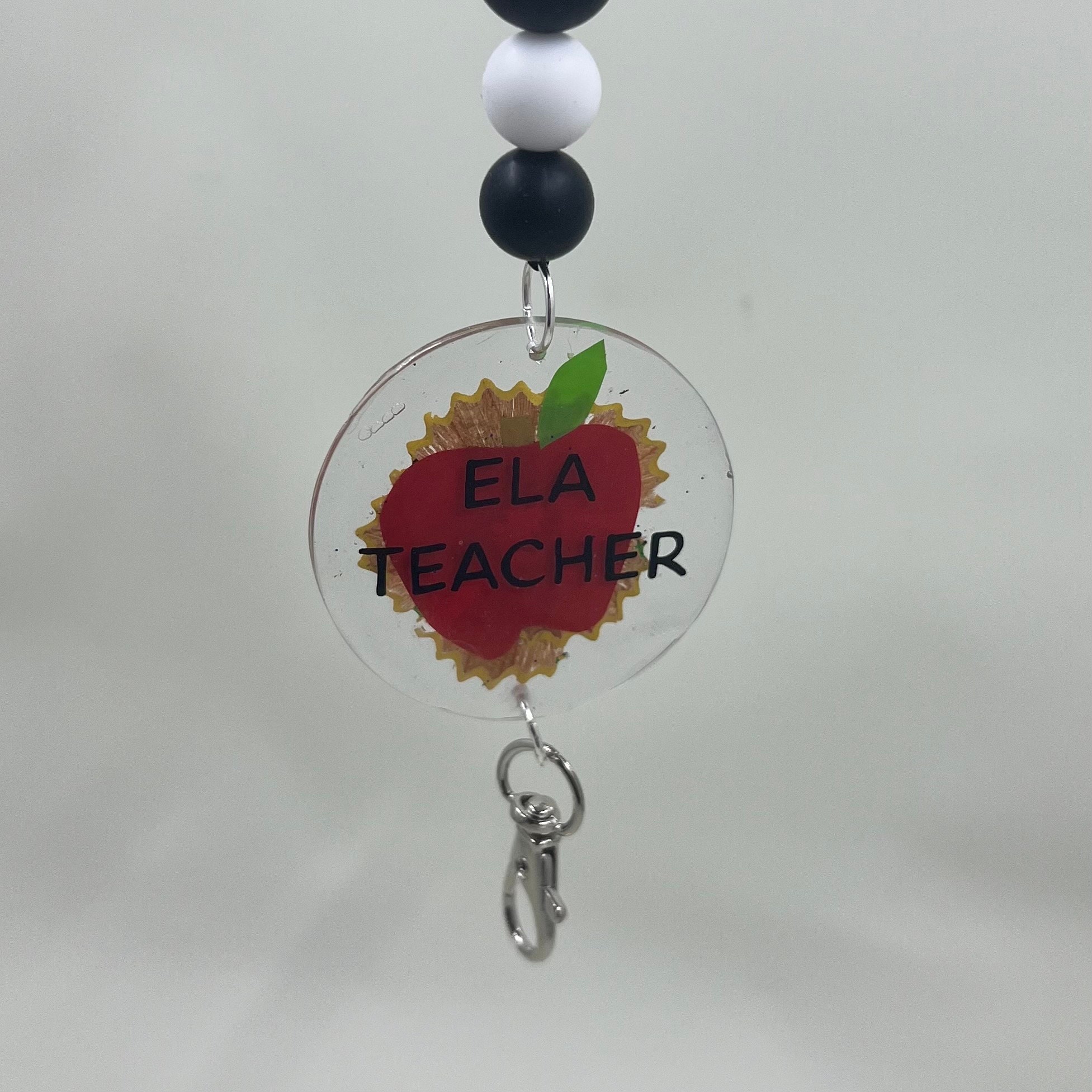 ELA Teacher, Badge Lanyard, English Language Arts - Etsy