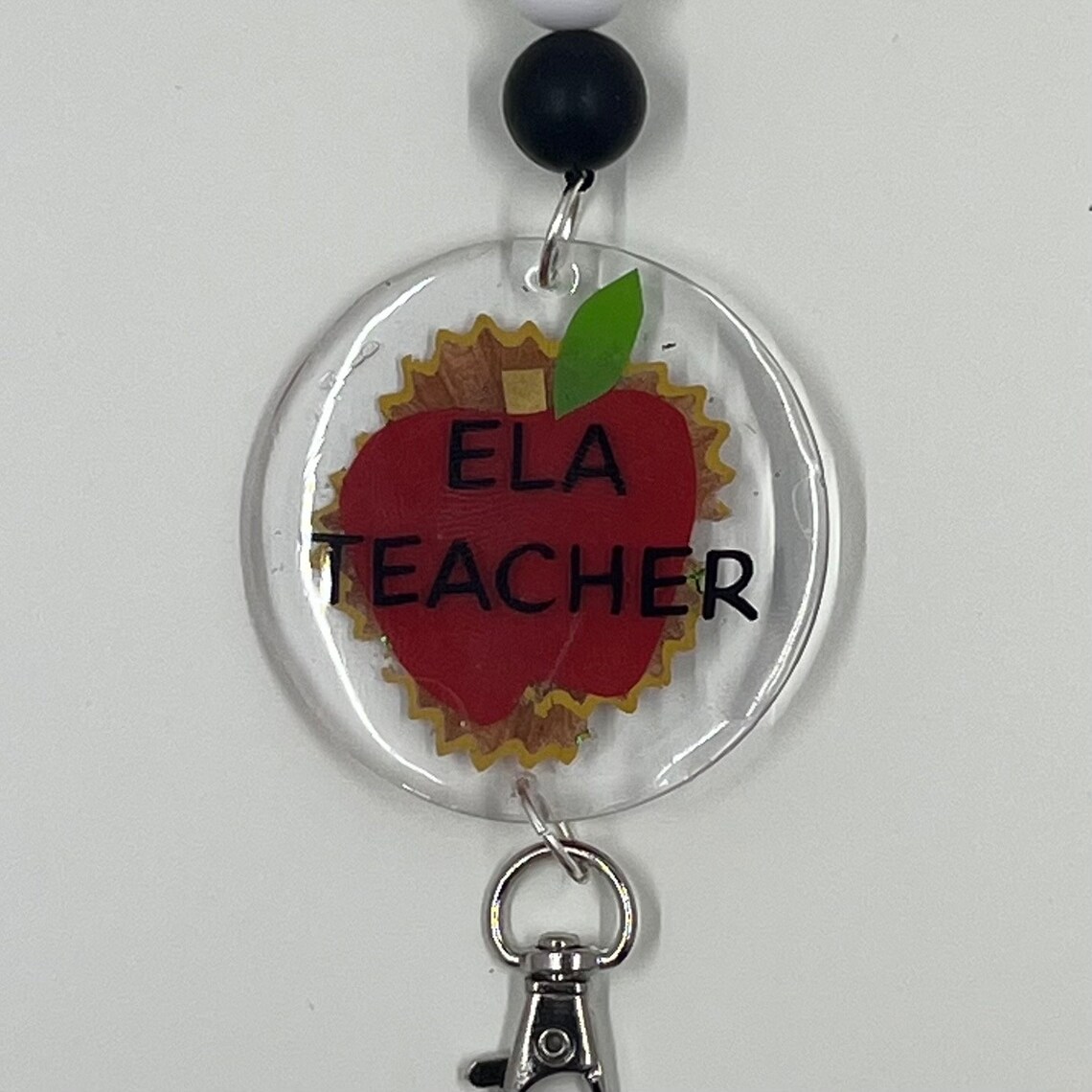 ELA Teacher, Badge Lanyard, English Language Arts - Etsy