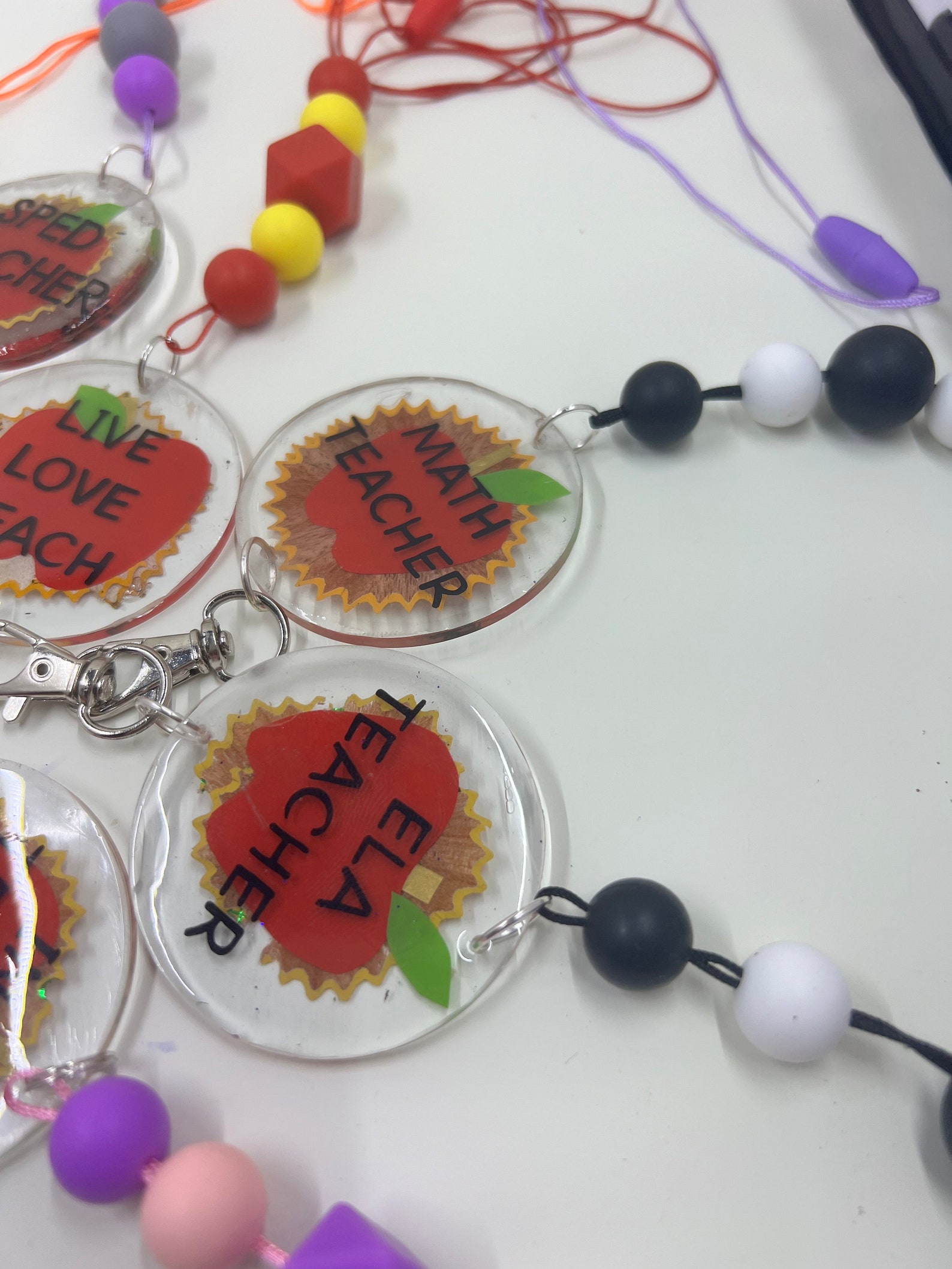 ELA Teacher, Badge Lanyard, English Language Arts - Etsy