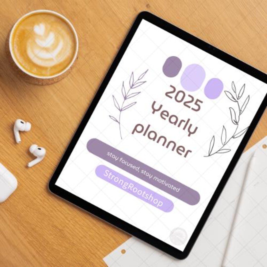 2025 Yearly Digital Planner: Premium Edition - Etsy