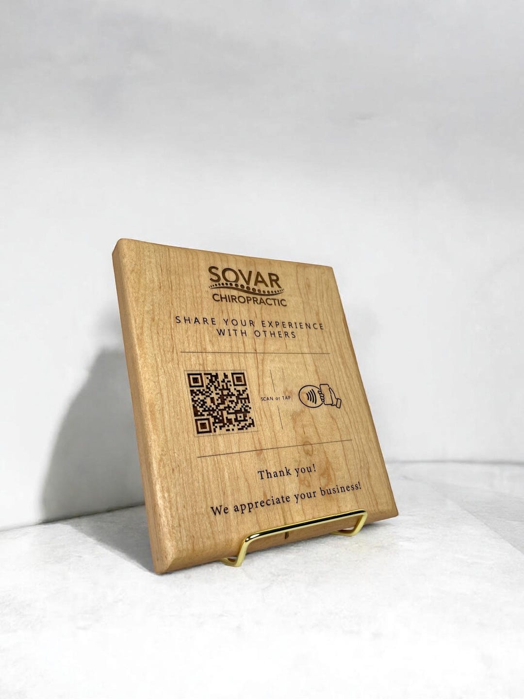 Google Business Review Sign – Tap to Scan NFC & Scannable QR Code ...
