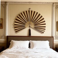 Large Decorative Fan Wall Display - Etsy