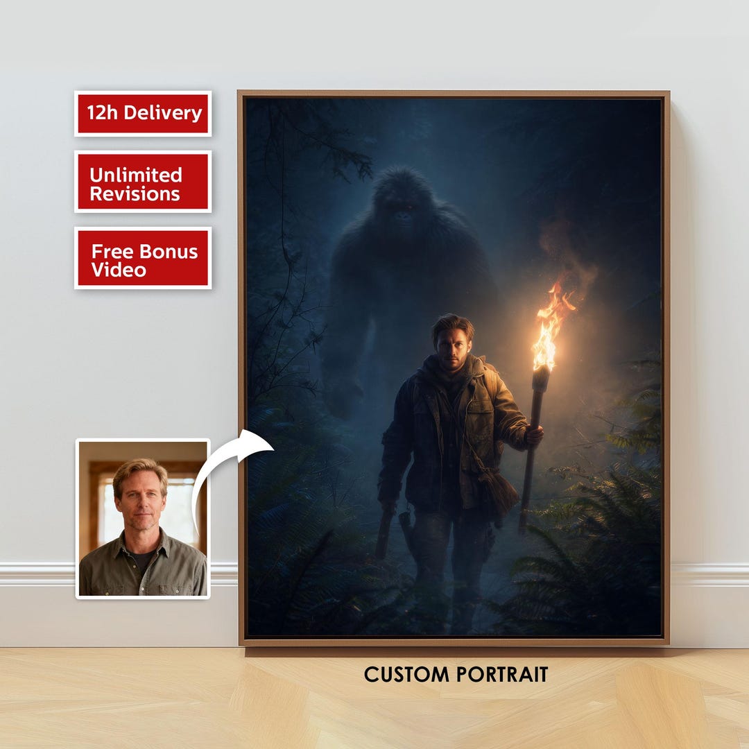 Custom 1890s Explorer Portrait Vintage Adventurer Photo Personalized ...