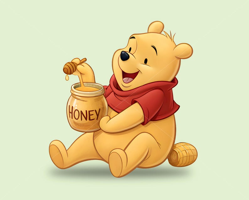Honey Bear PNG, Pooh Bear PNG, Happy Bear, Vacation Heat PNG, Kids T ...