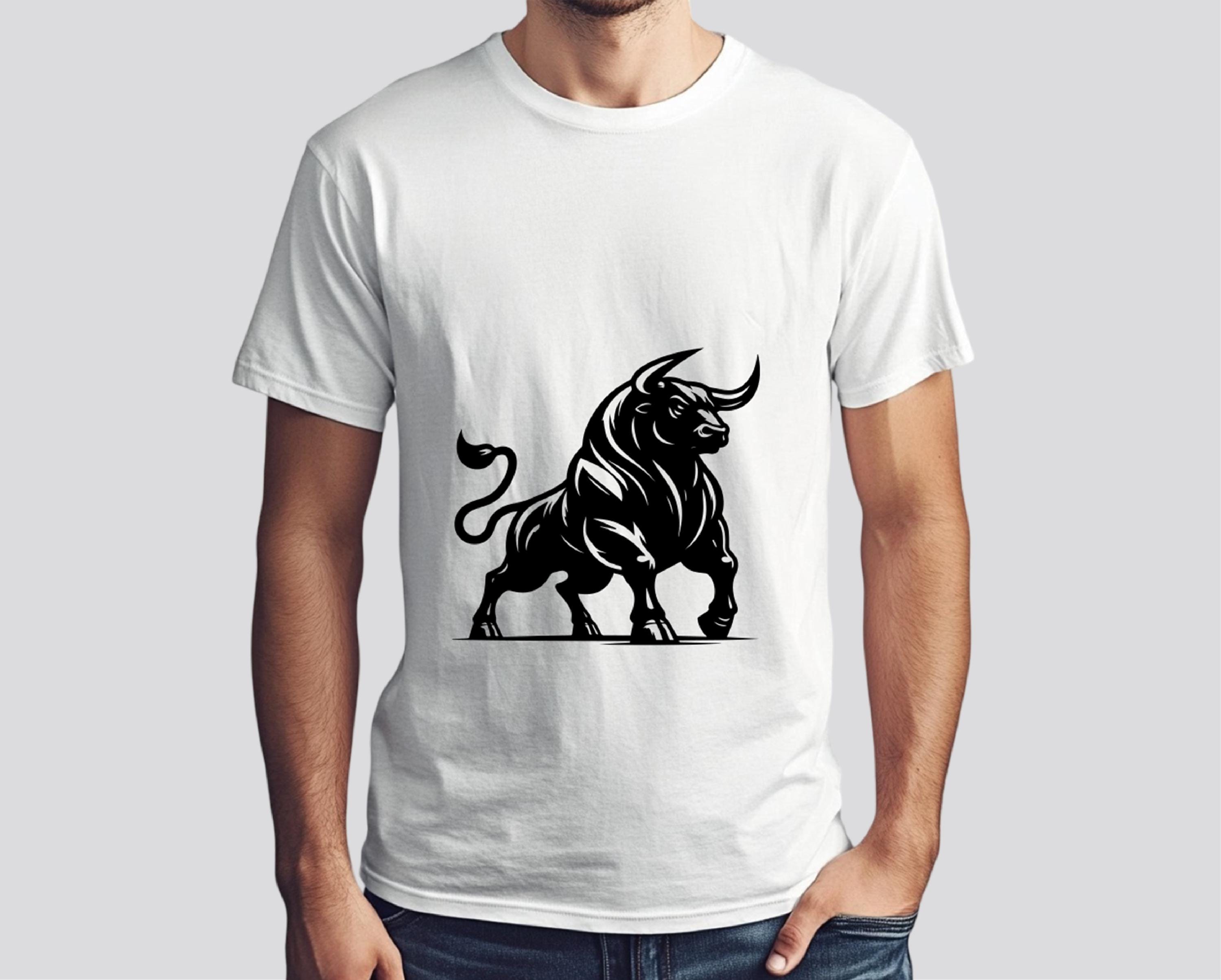 Bull Svg, Angry Bull Svg, Black Bull Silhouette, Bull Clipart, Cutfile ...