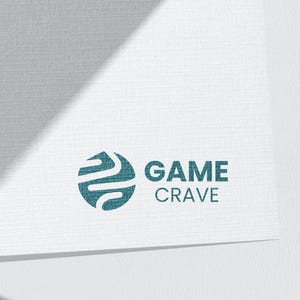 Premade Logo, Gaming Logo, Circular Monogram Logo, Vector Logo Design ...