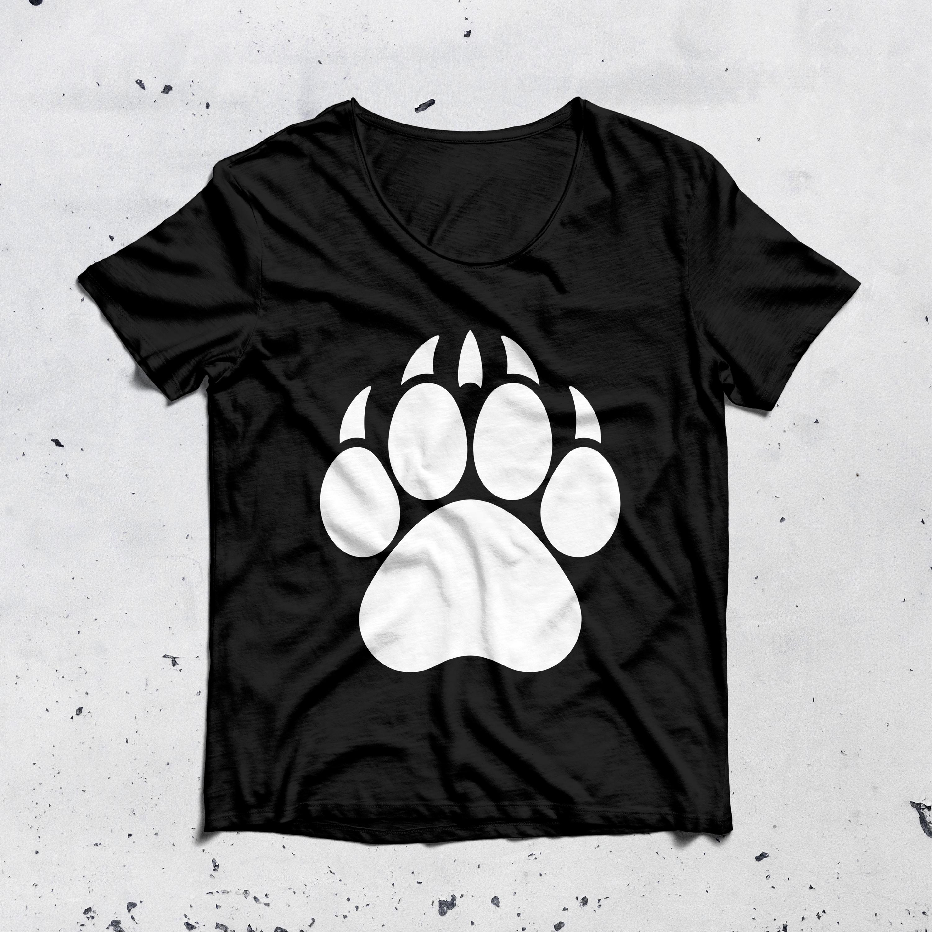 Bear Paw Svg, Bear Paw Cut File, Hunting Svg, Bear Paw Silhouette, Bear ...